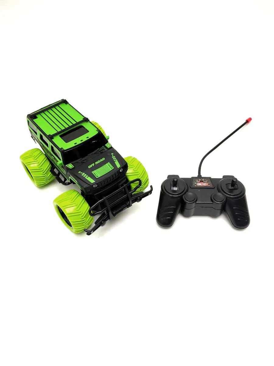 Радиоуправляемый джип "Off-Road" Huang Bo HB-YY2003, масштаб 1:20, зелёный