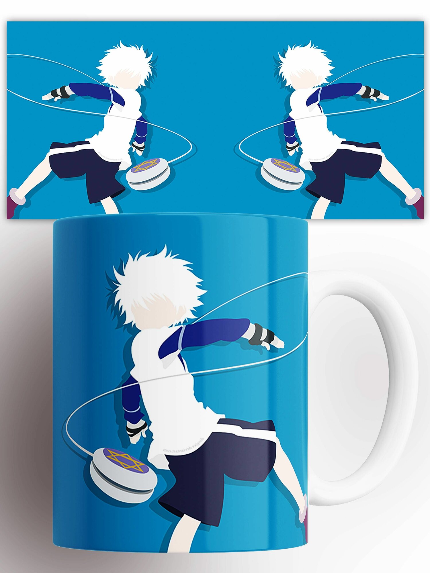 Кружка Хантер Х Хантер Киллуа Золдик 330 мл