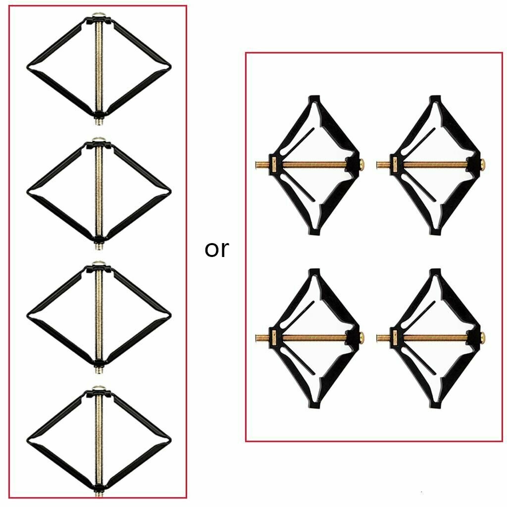 1 комплект из 4 шт, устройство для ремонта кассет с нижней коробкой розетки типа 86