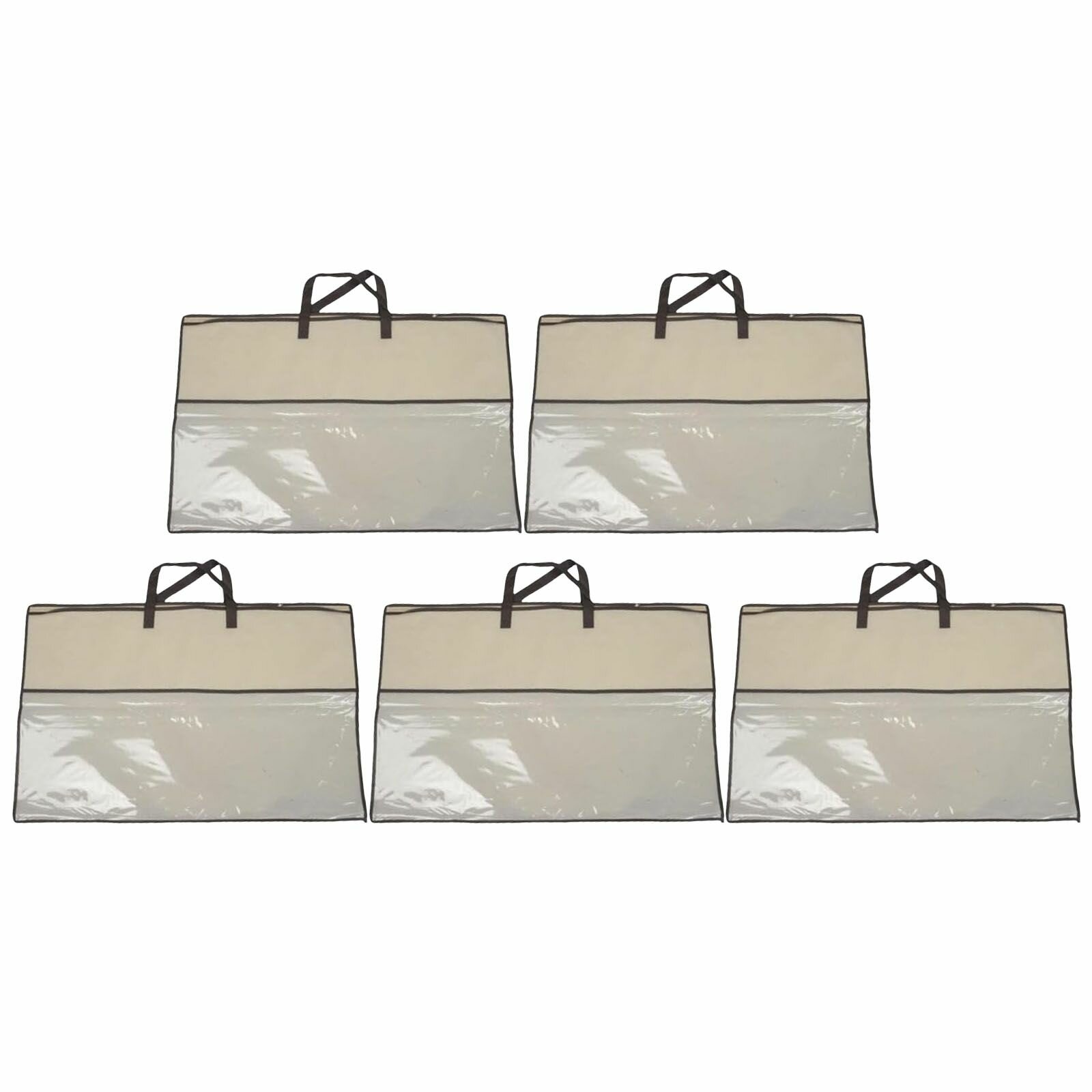 Долговечные нетканые ПВХ органайзеры для постельного белья Пыленепроницаемый чехол подушек с ручками