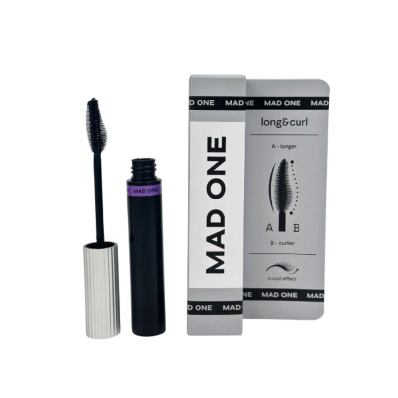 MAD ONE Тушь для ресниц двусторонняя (черная) – Double-ended mascara, 9мл