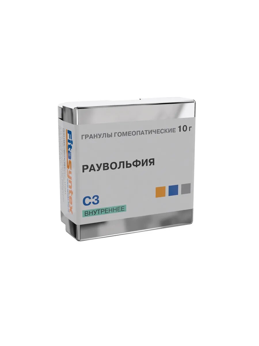 Гранулы Фитасинтекс Раувольфия С3, гомеопатический препарат, 10 г