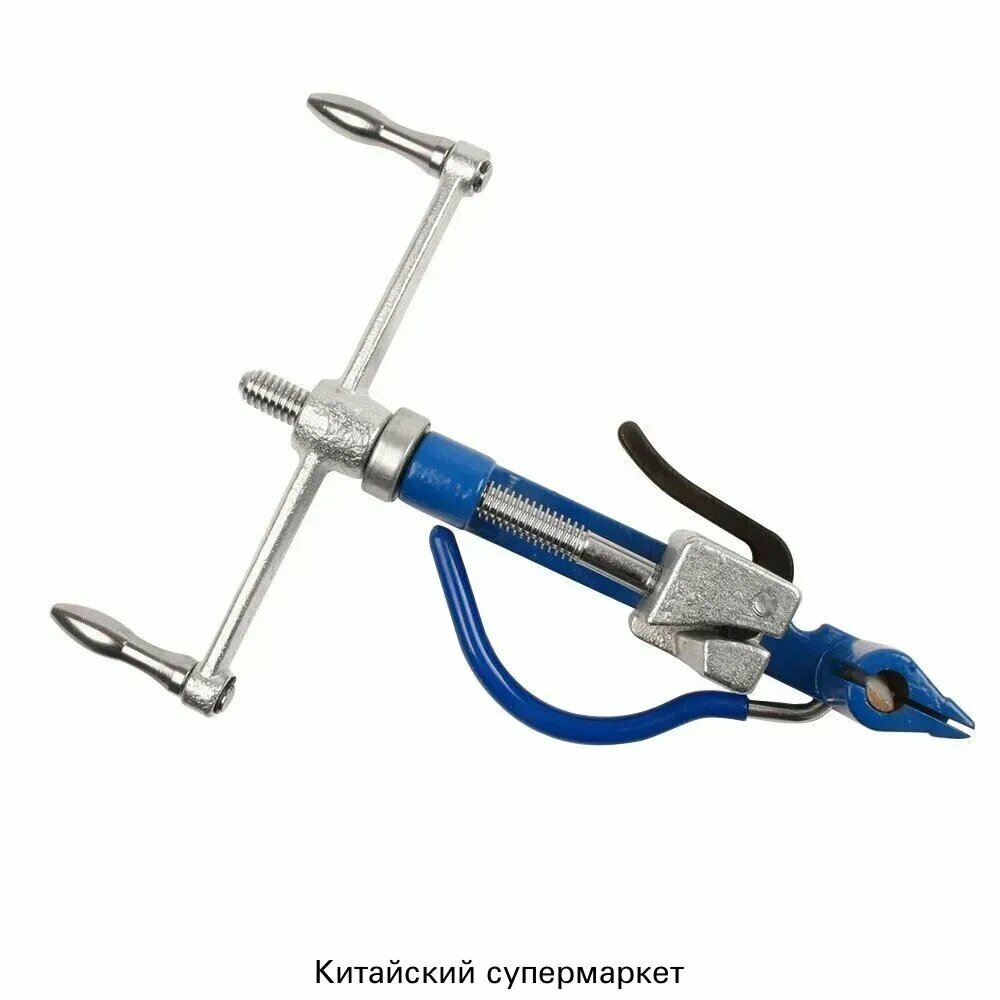 Инструмент для натяжения и резки стальной ленты