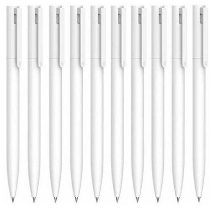 Набор гелевых ручек Xiaomi Mi Gel Ink Pen 10шт White (MJZXB01WC)