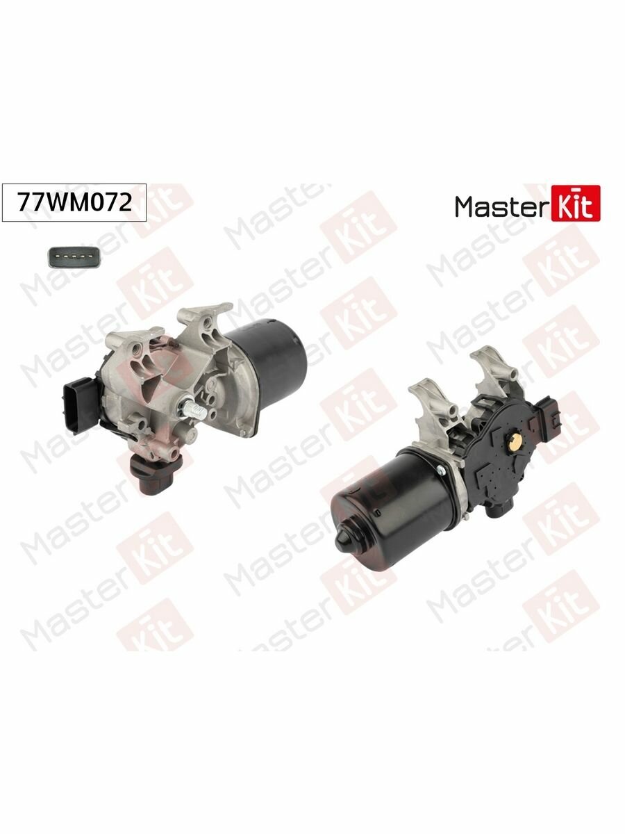 Мотор стеклоочистителя для а/м RENAULT Clio / Рено Клио, MASTERKIT 77WM072