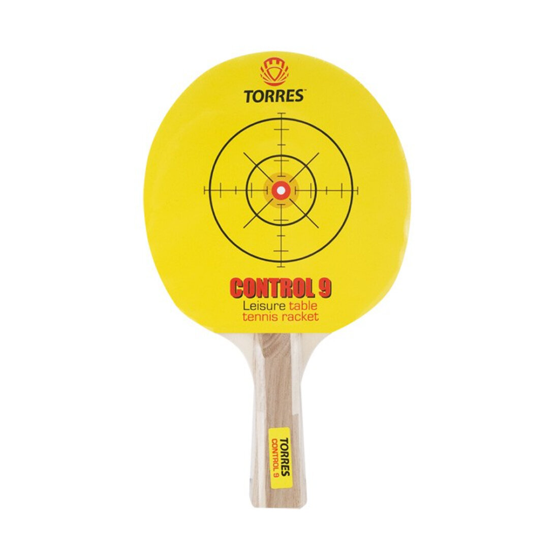 Ракетка для настольного тенниса TORRES Control 9 TT0002, ручка коническая