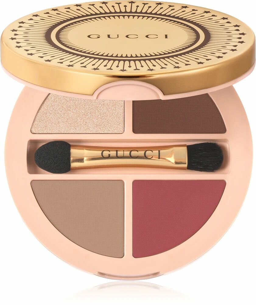 Gucci Beauty Палетка теней для век Palette de Beaute Quatuor 6.1г/оттенок 01 Summerina Brown
