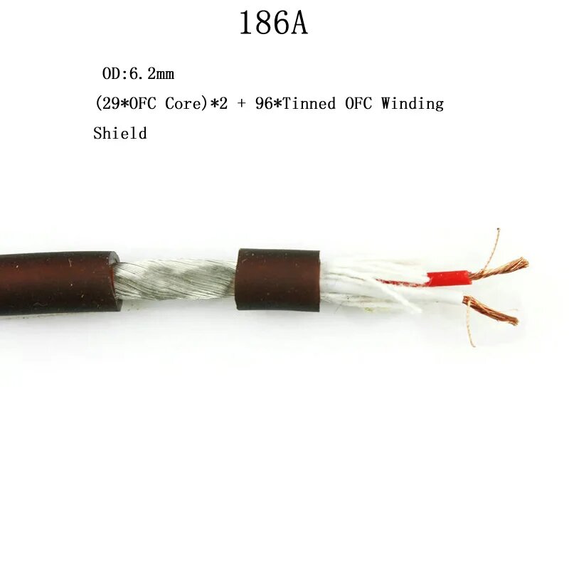 Медный аудиокабель XLR 6,35 1 м FD 186A