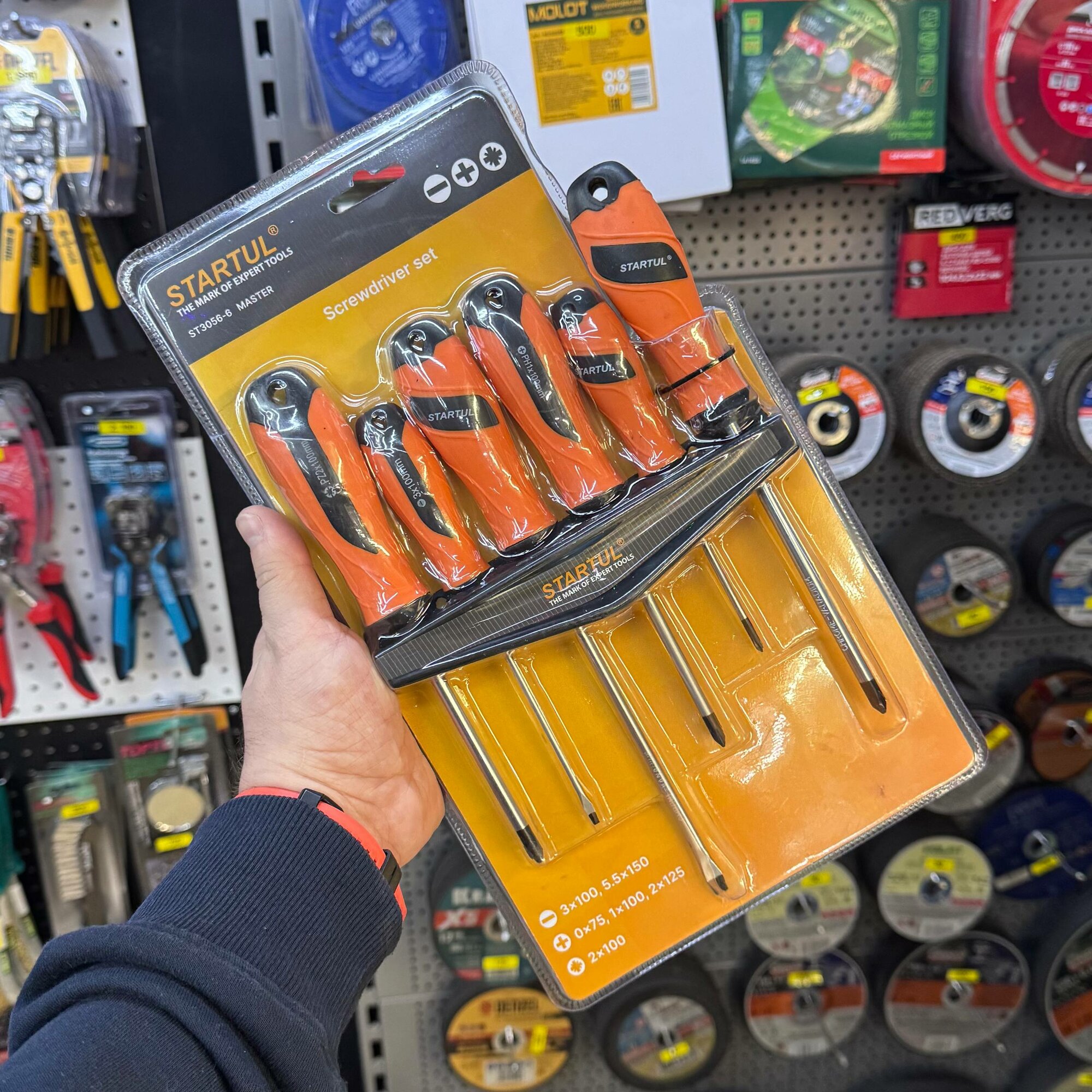 Набор отверток STARTUL ST3056-6 Master, 2-компонентные, 6 штук