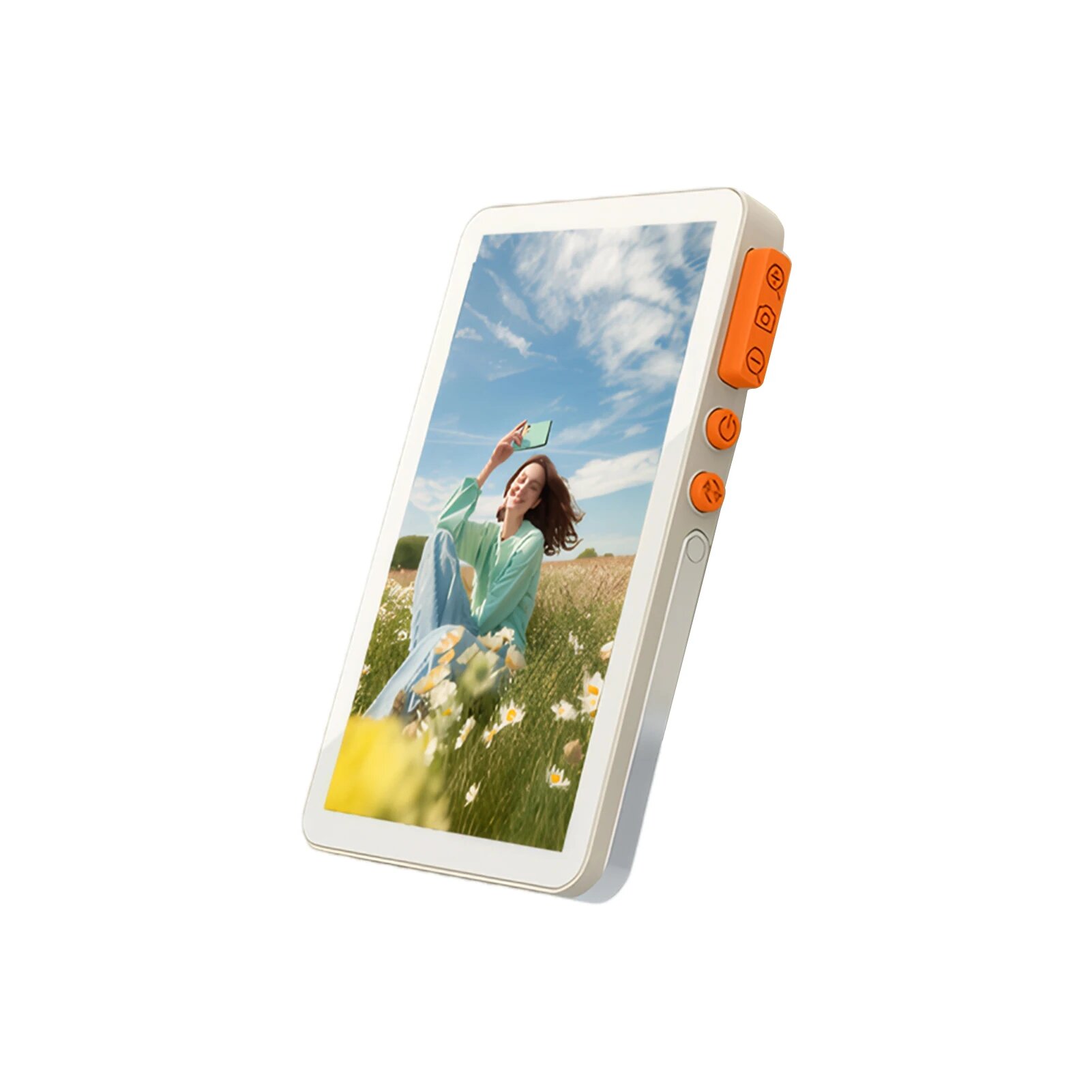 RK-X40F Магнитный экран для селфи iPhone 16 15 pro max Beige