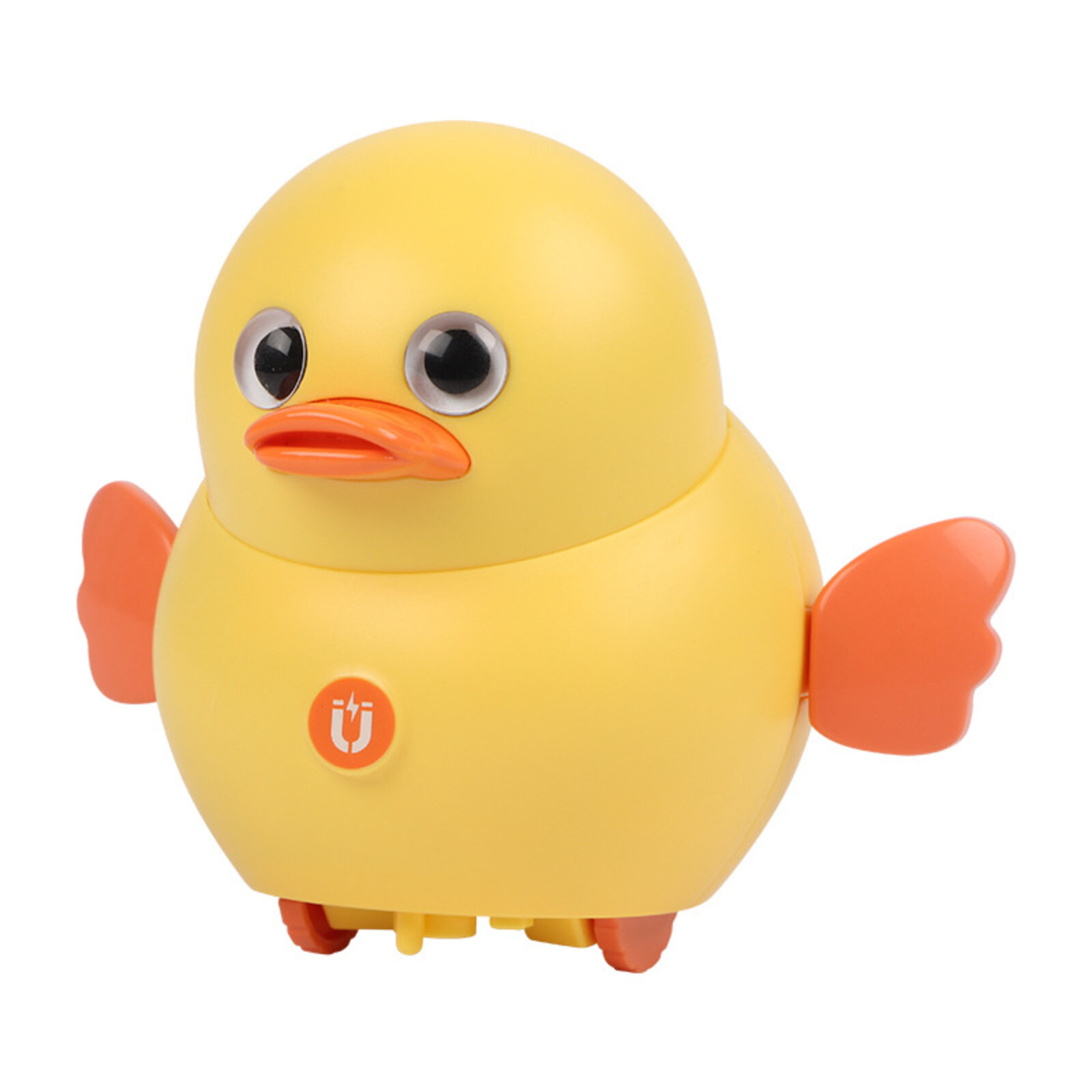 Электрический качок отряда Magnetic Duck Игрушки для детей мальчиков девочек, 1 штука, высота 14 см, материал ABS пластик, питание от батарей AAA, с магнитным подключением, ночным светом, белым шумом, музыкой, для возрастов 6 месяцев - 14 лет, изготовлен