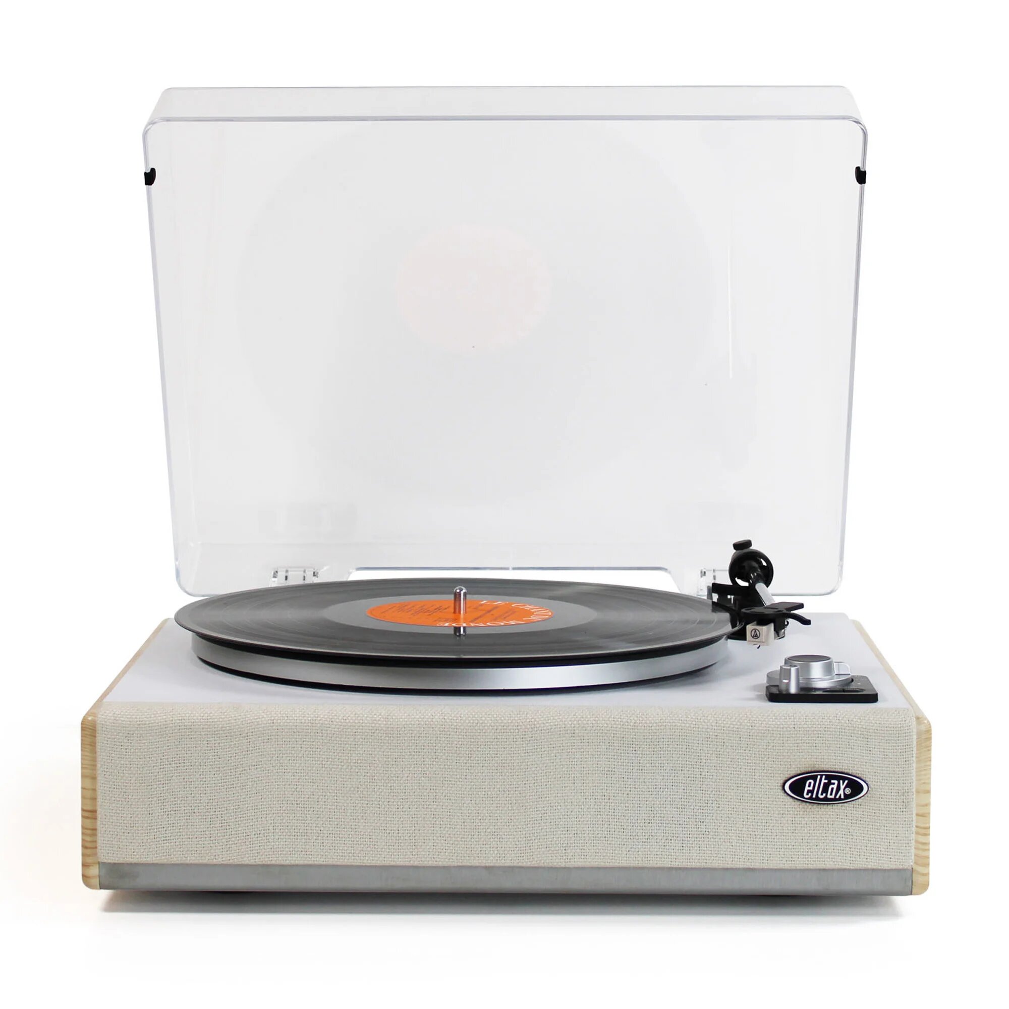 ELTAX Spinster white/light wood проигрыватель винила