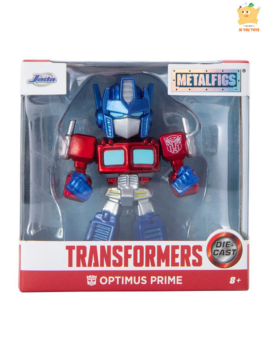 Оптимус Прайм Jada Toys Transformers Metalfigs Optimus Prime Red / Металлические Куклы-трансформеры, Подходящие Для Детей В Возрасте От 8 Лет И Старше.