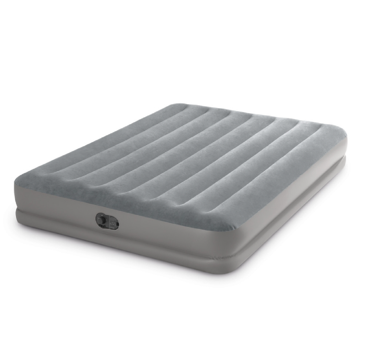 Надувной матрас двуспальный для сна 152х203х30 см, насос USB