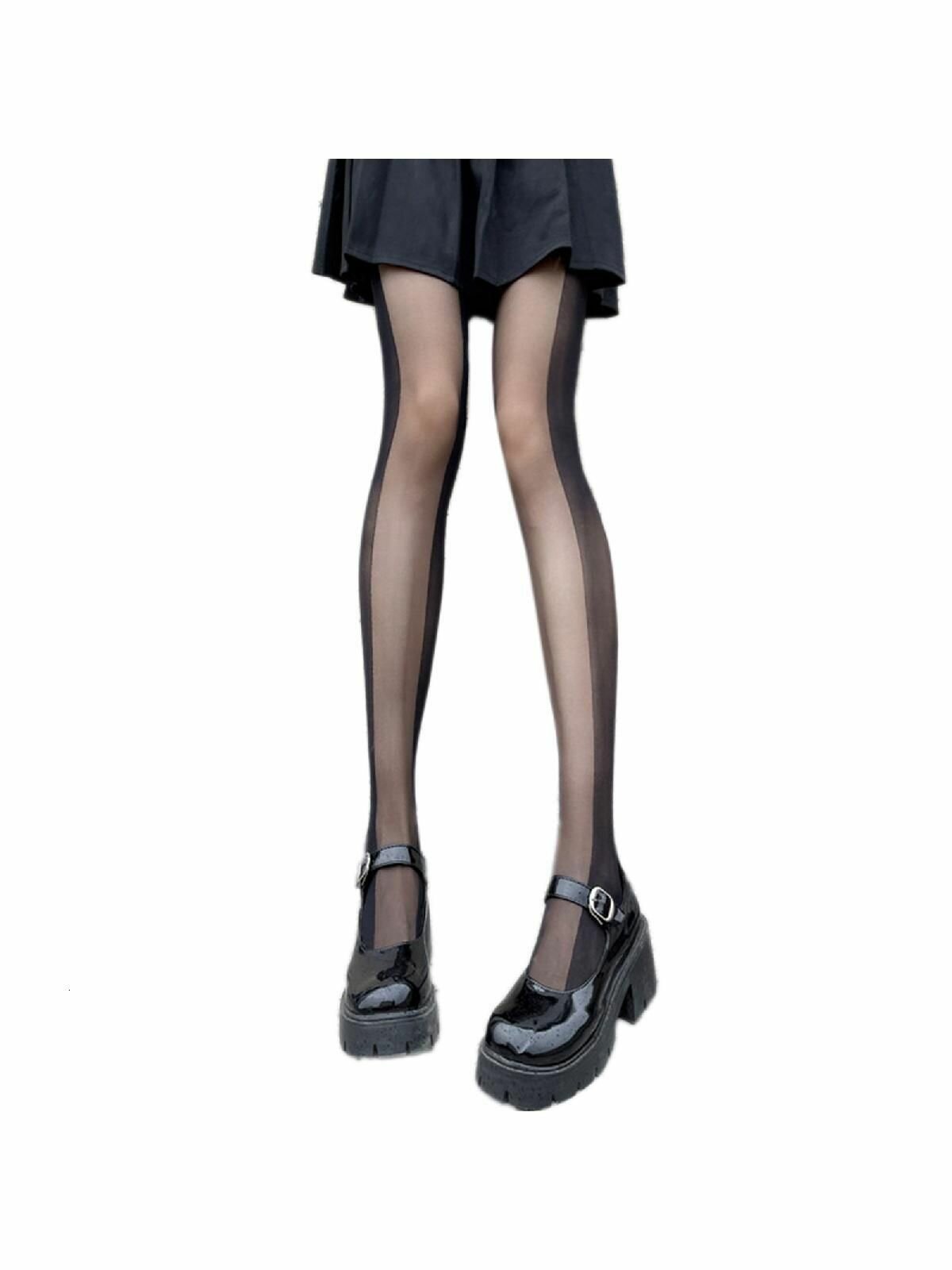 Чулки в полоску