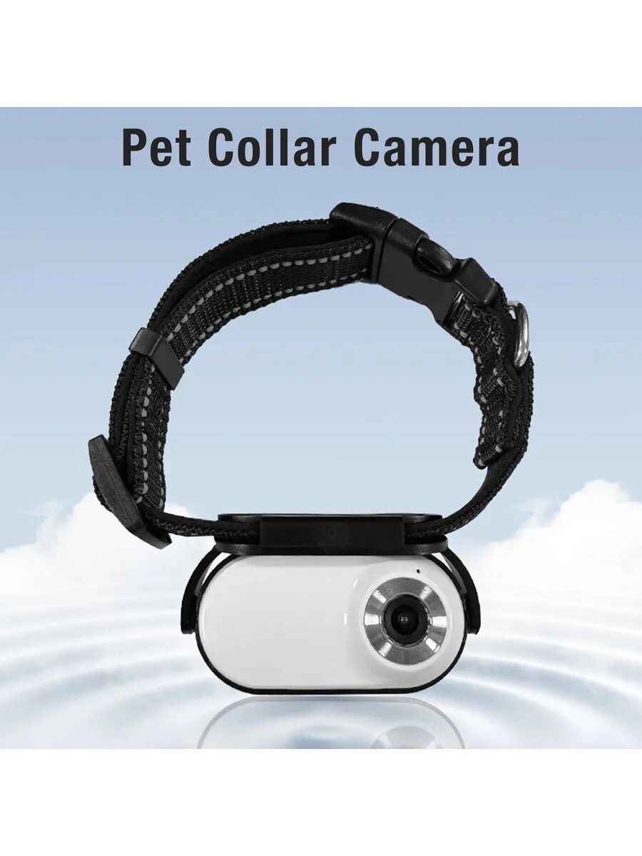 Камера на ошейнике для домашних животных с объективом 120