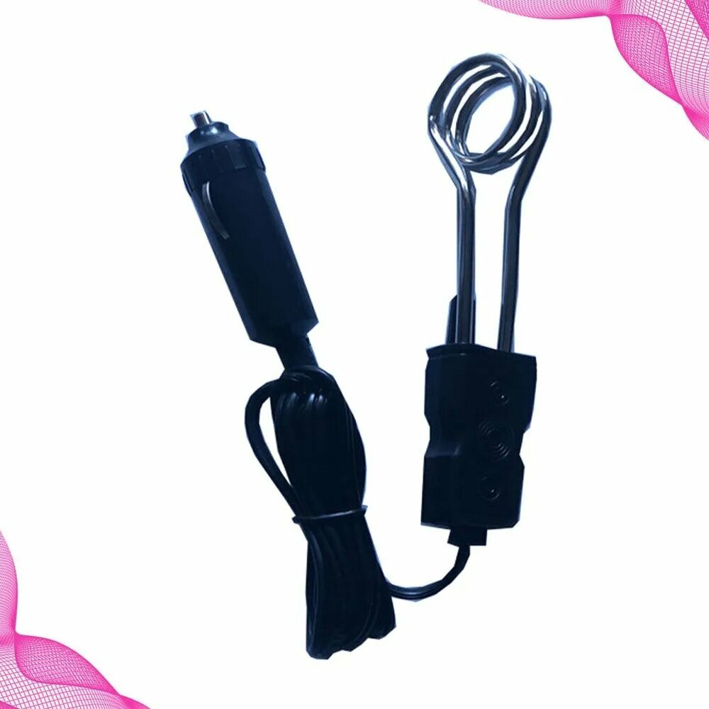 Портативный автомобильный кипятильник 24в из бакелита для подогрева воды