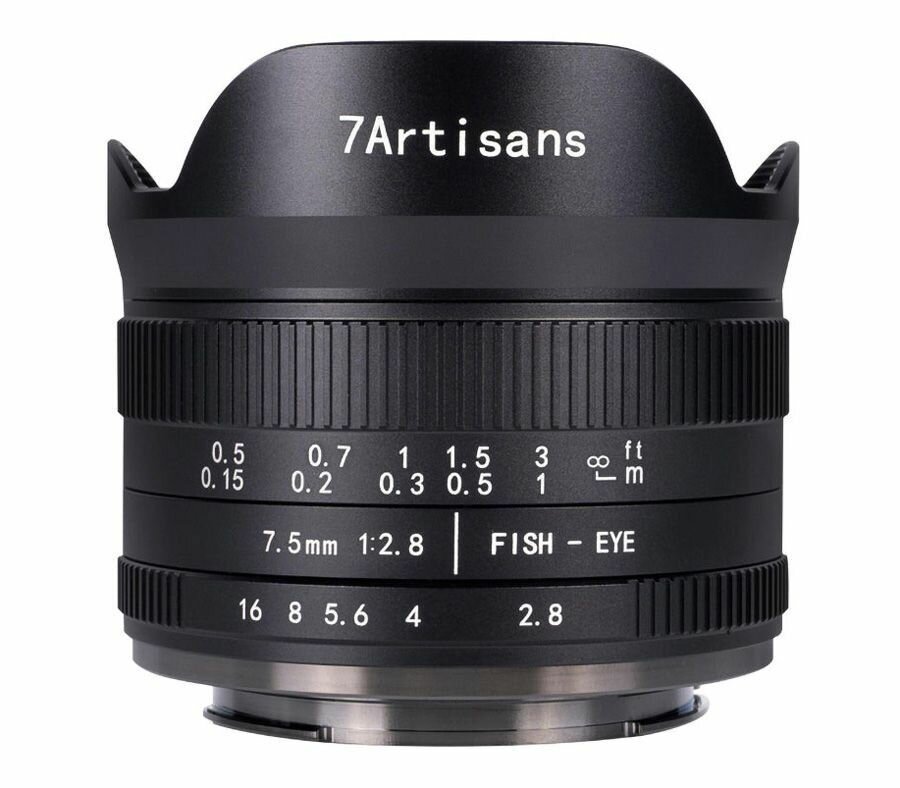 Объектив 7artisans Photoelectric 7.5mm f/2.8 II Fisheye Lens