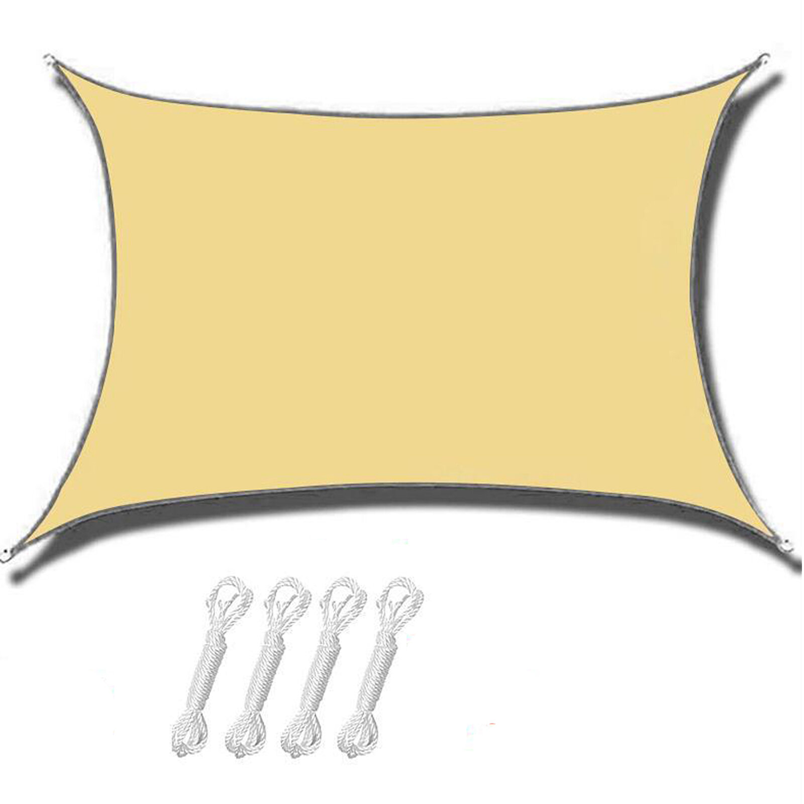 УФ-защитный тент для сада и бассейна, квадратный солнцезащитный парус из ткани