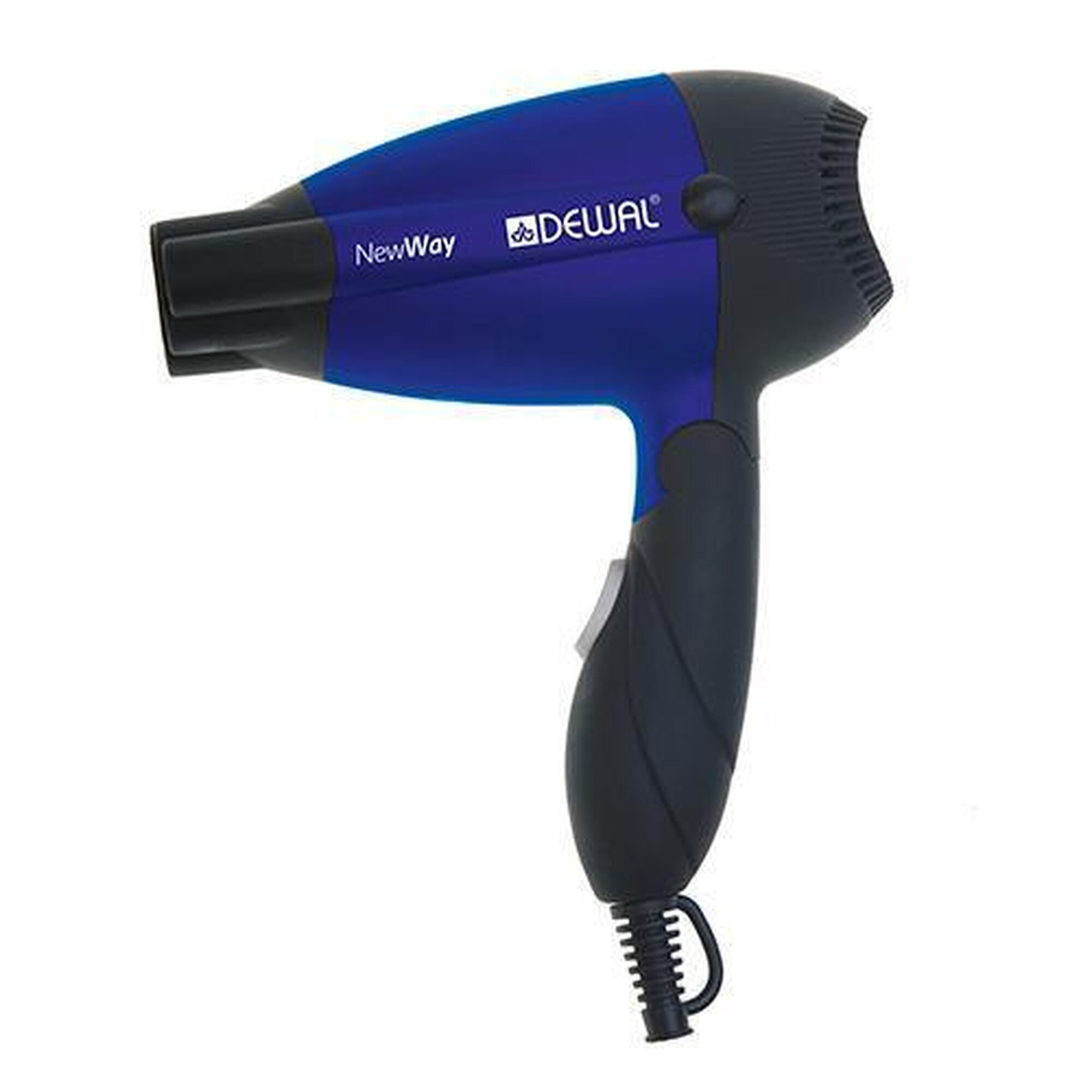 Фен DEWAL PRO New Way 03-5512, складной, прорезиненный, 1000 Вт, черный
