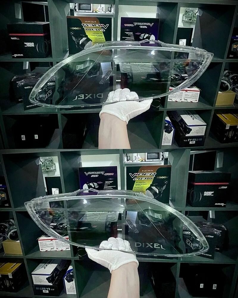 Стекло фары, арт. S-BK, 2 шт.