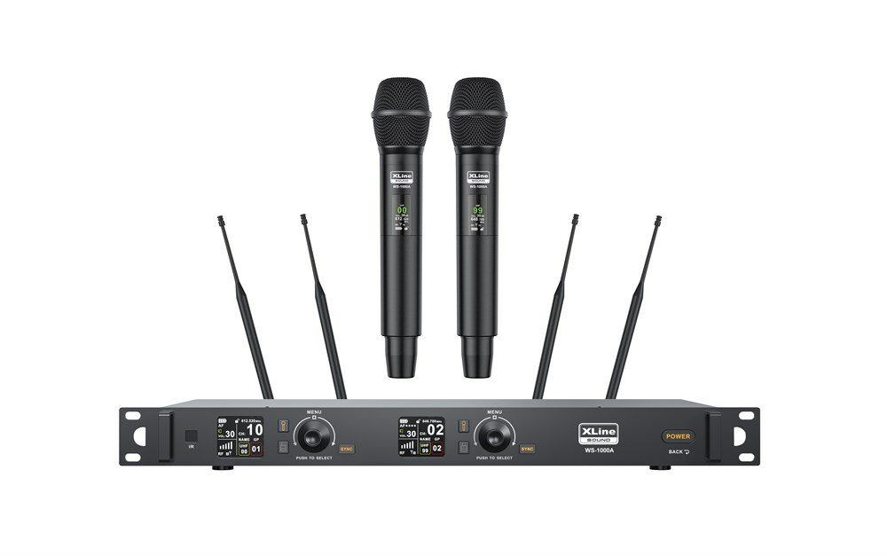 XLINE WS-1000A Радиосистема двухканальная с двумя ручными передатчиками