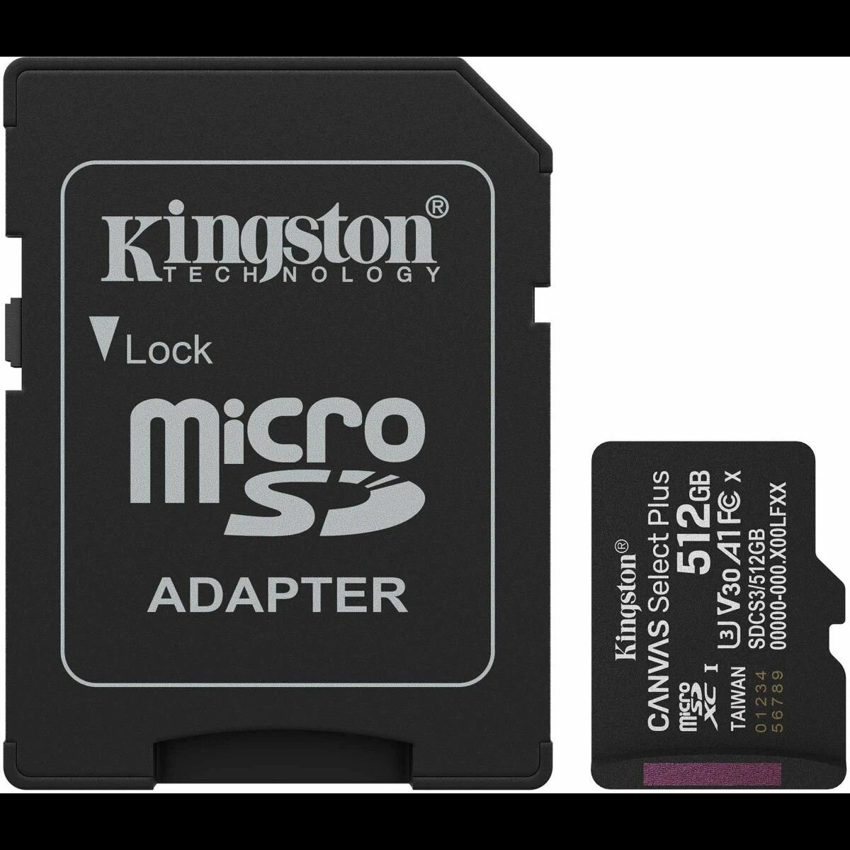 Карта памяти Kingston SDCS3 512 ГБ