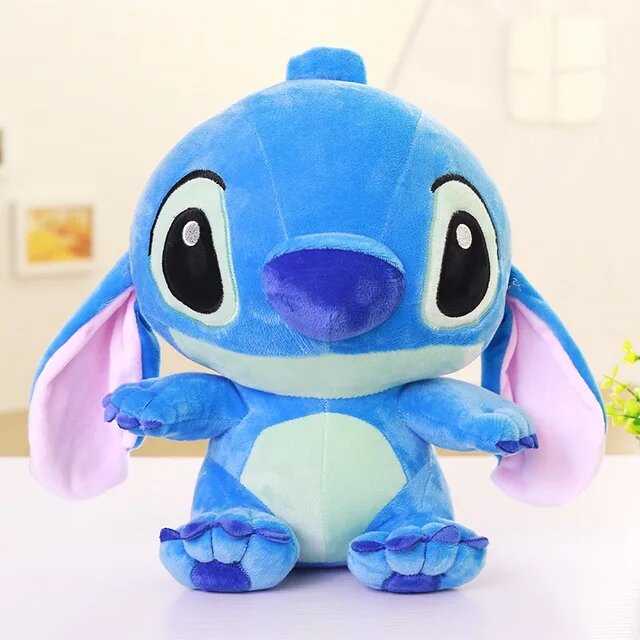 Плюшевая игрушка Aoger Lilo & Stitch, 35-65 см, дизайн «Стич и роза», креативная и милая подушка-игрушка, подарок на день рождения для девочек и детей.