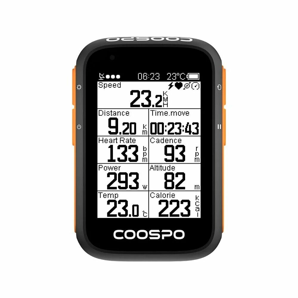 COOSPO BC200 Велокомпьютер С GPS Беспроводной Спидометр С Bluetooth 5.0, ANT+ И Отслеживанием Высоты