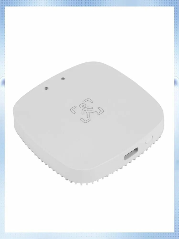 Датчик Присутствия Человека Tuya ZigBee MmWave С Настенным Креплением Для Измерения Яркости
