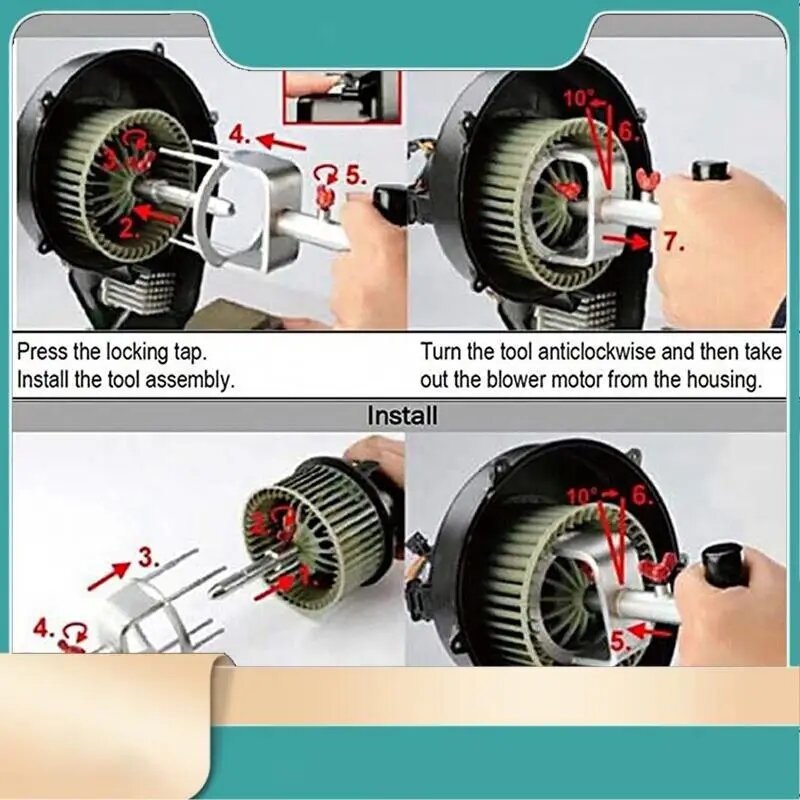 Инструмент двигателя вентилятора отопителя для Volvo S60 S80 V70 Xc60 Xc70 Land Rover Evoque 9997284-N31R