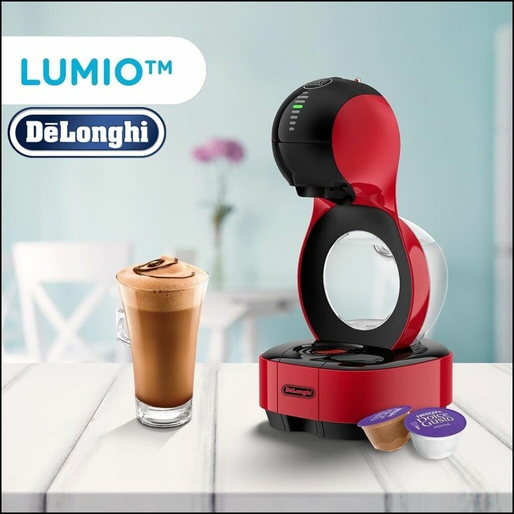 Капсульная кофемашина Nescafe Dolce Gusto Lumio от DeLonghi