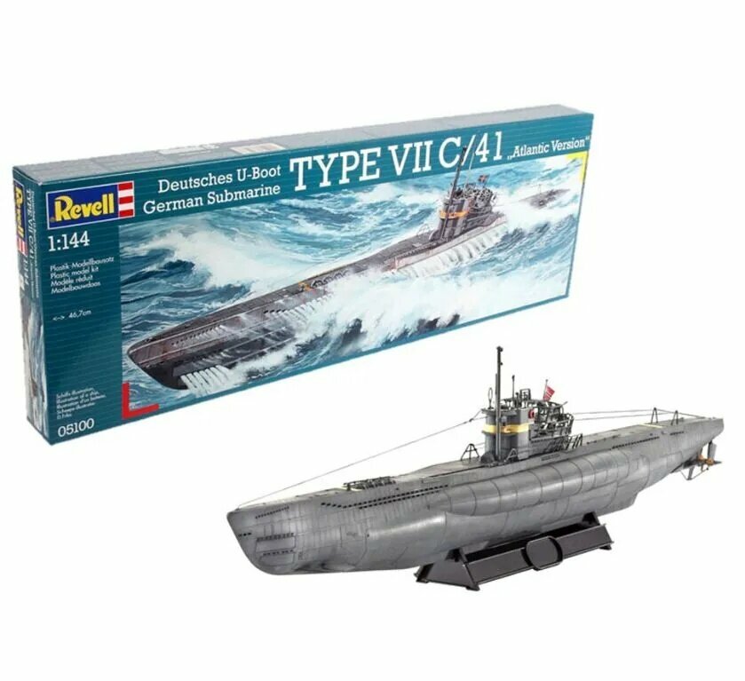 Сборная модель Revell U-Boot Type VIIC-41 5100 1:144