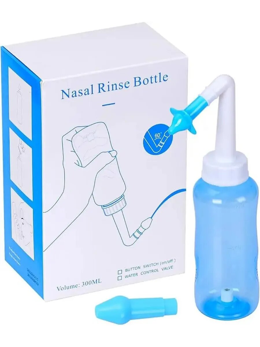 Компактный носовой ирригатор для гигиены дыхательных путей