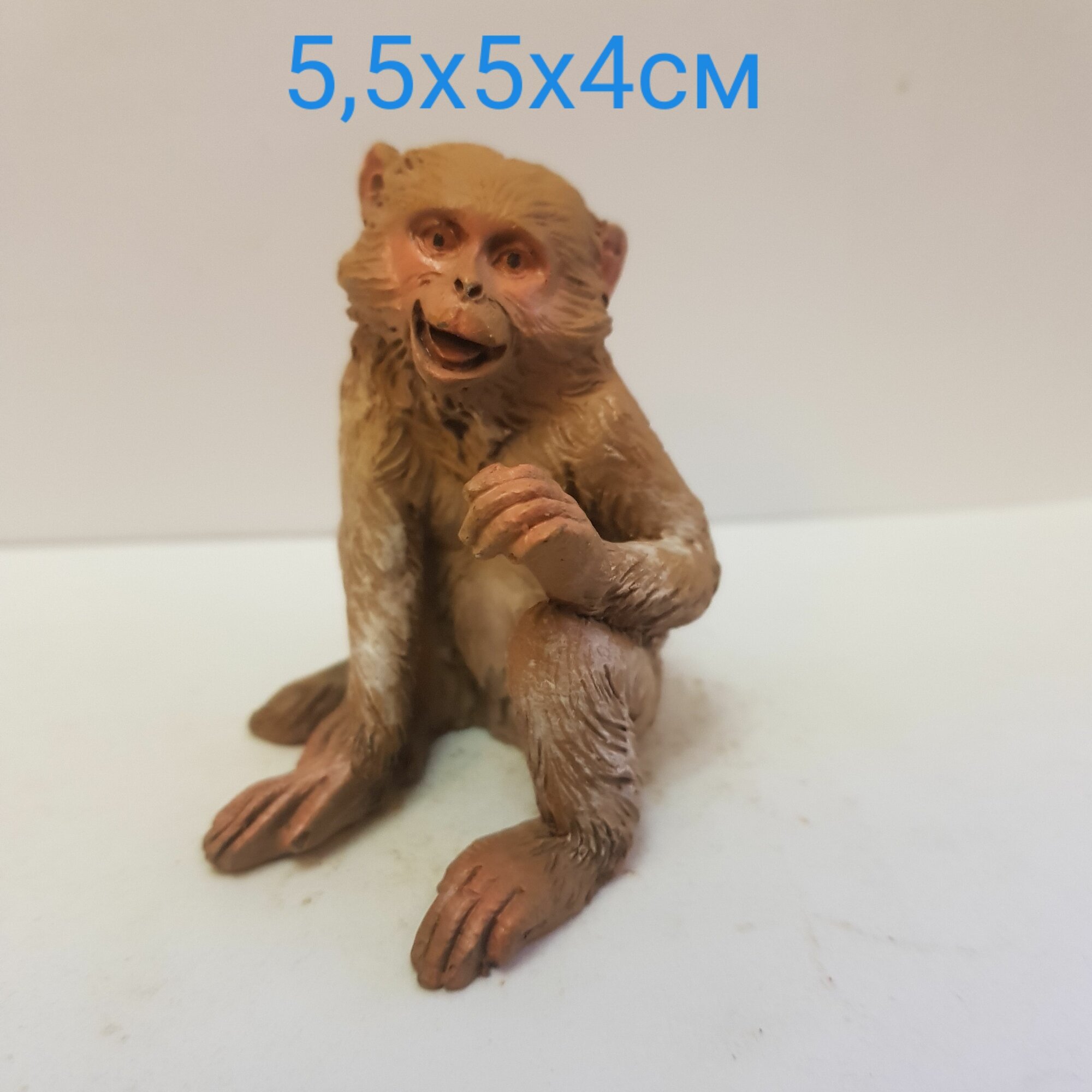 Фигурка декоративная "Обезьяна" 5,5х5х4см, полистоун, 5788С
