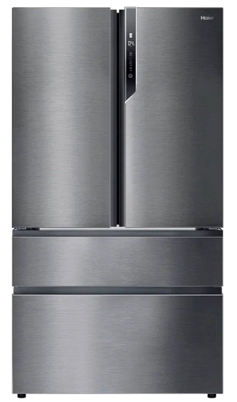 Холодильник Haier HB25FSSAAARU с нижней морозилкой, выдвижными ящиками