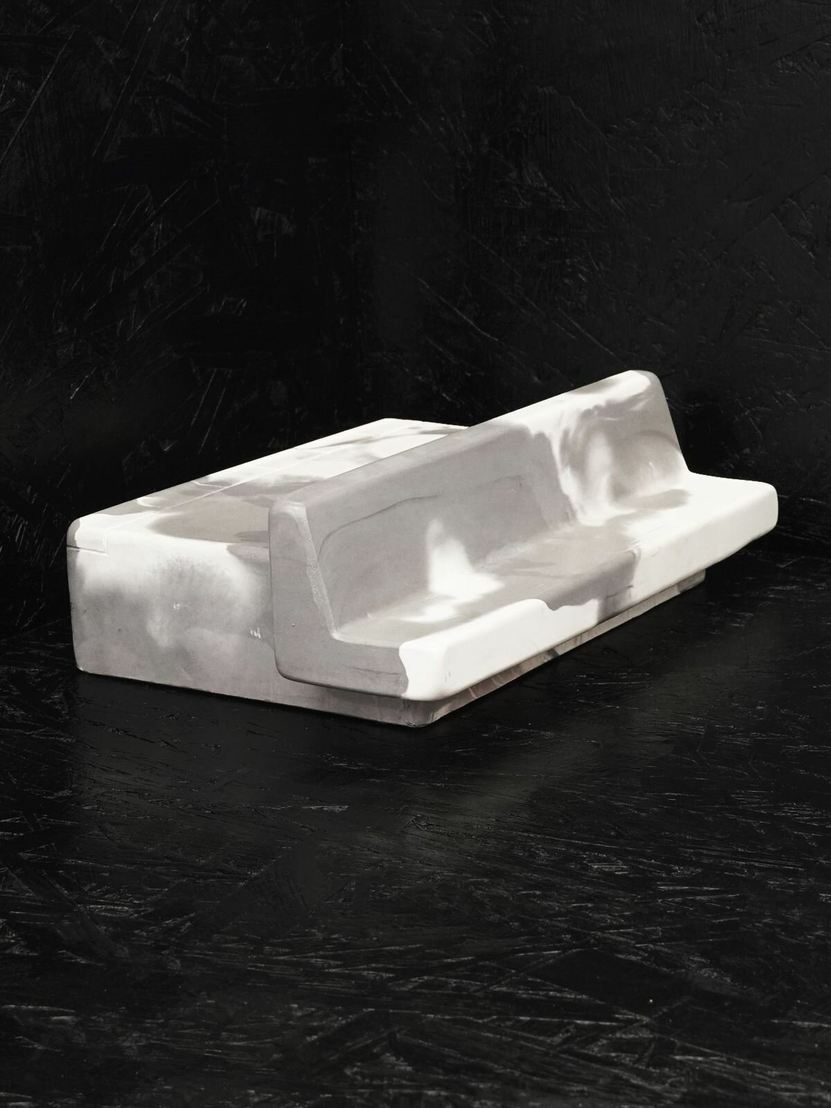 Фигура для фингерборда Comix Zone Bench Box asphalt/white из керамики