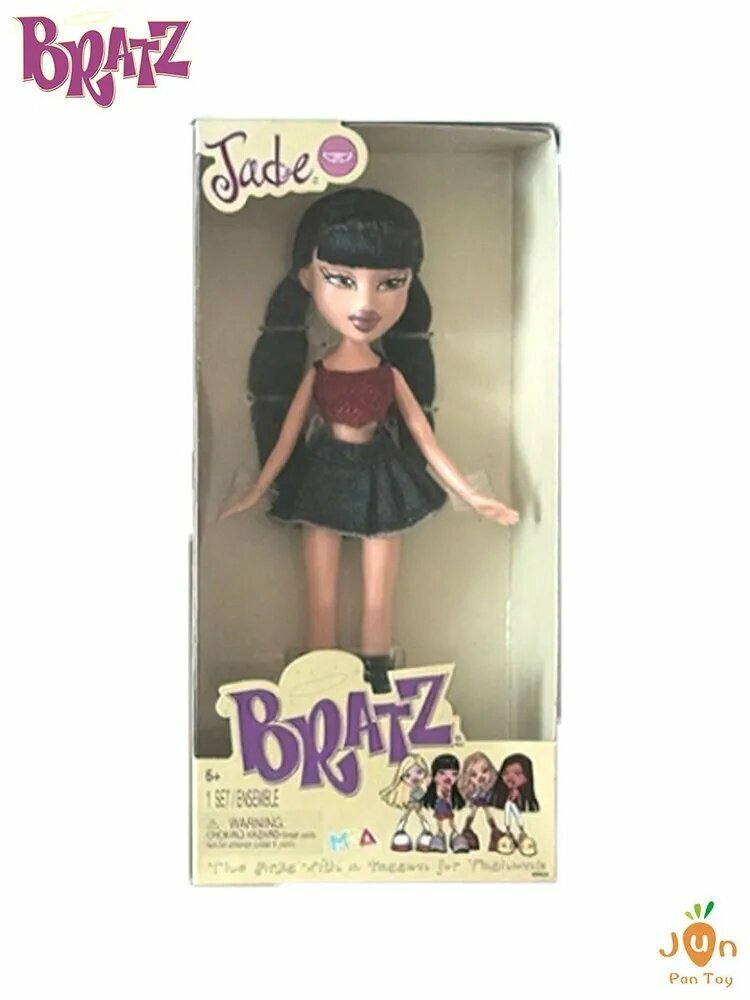 MGA Bratz Jade / игрушки для девочек, черная кукла Братц с двойным хвостиком, подходит для детей от 6 лет и старше