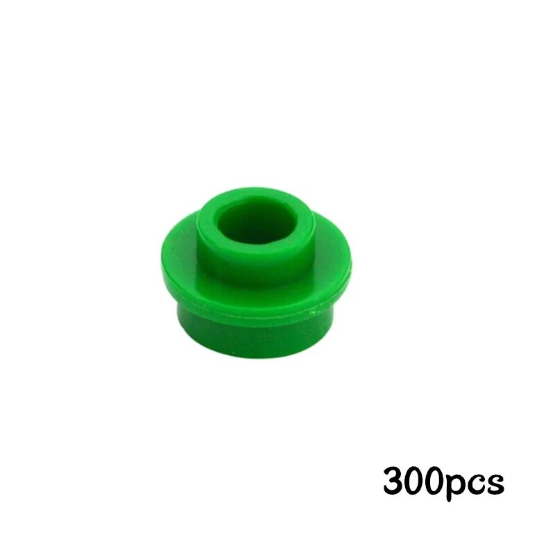 Зеленые круглые плитки для LEGO 300 шт. (85861 Green)