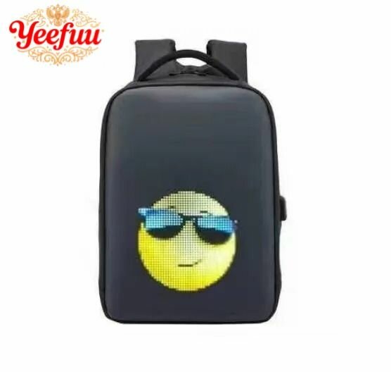 Рюкзак с LED-дисплеем PIXEL PLUS - BLACK MOON (черный) обновленная модель -sz