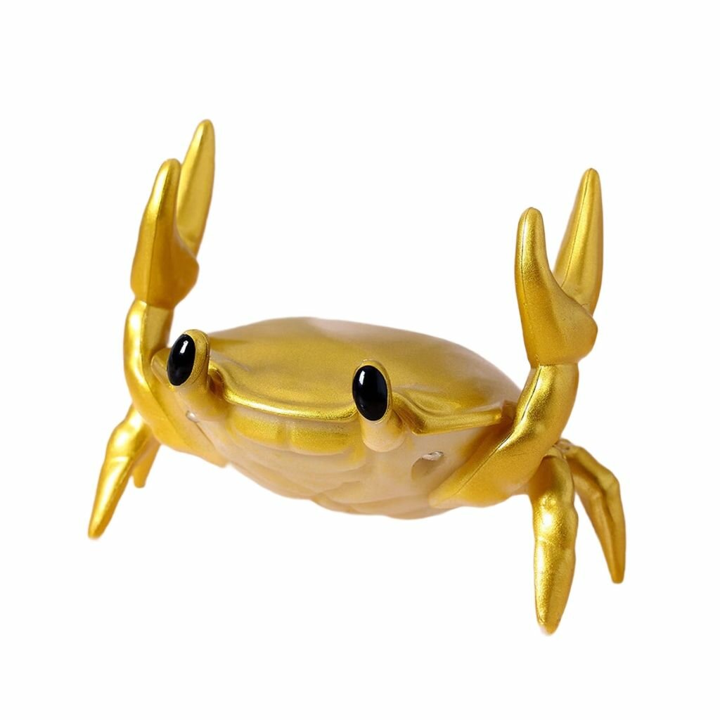 Креативный оригинальный декор краба с функцией поддержки для настольного телефона - золотой