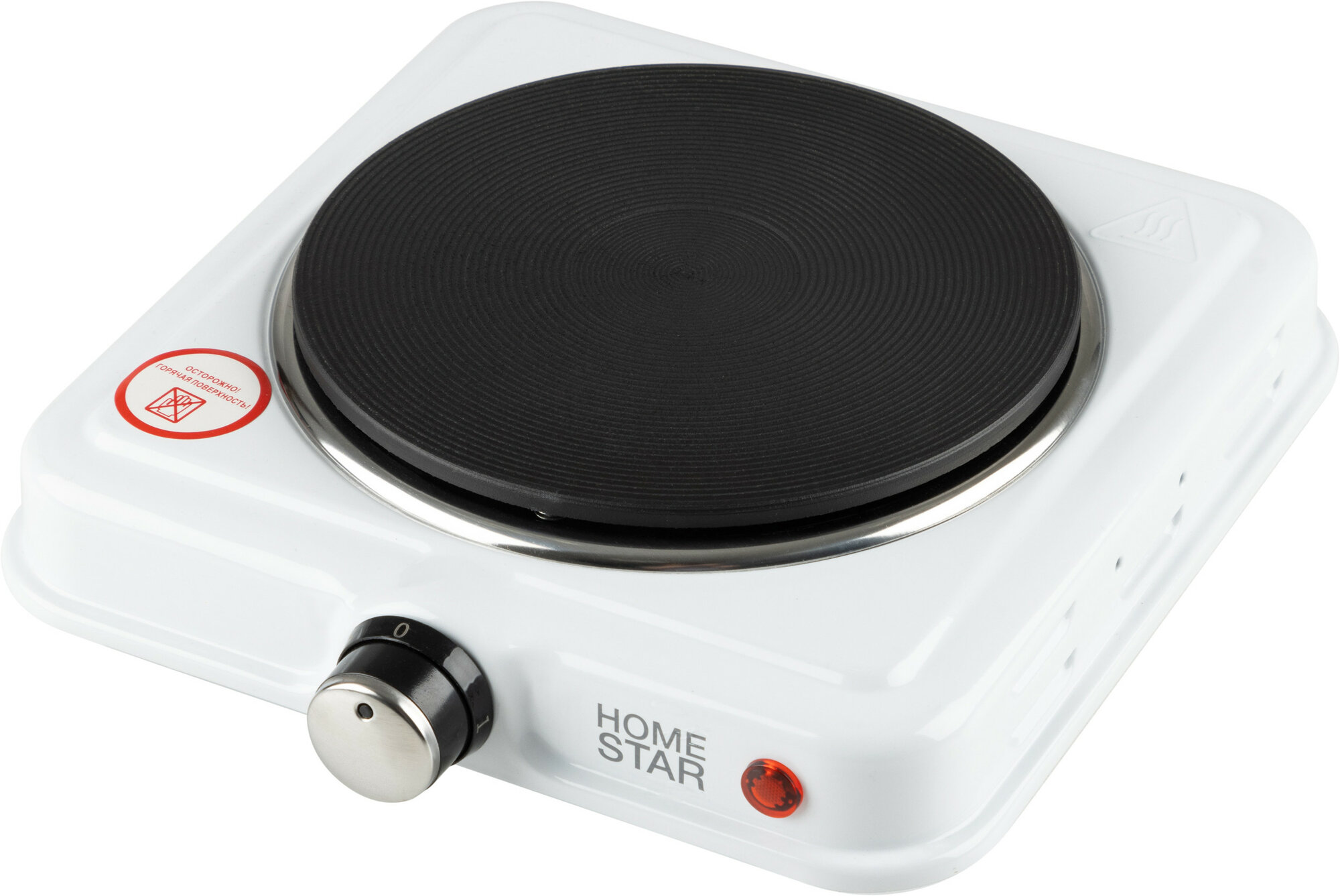 Плитка электрическая HOMESTAR HS-1108 1000 Вт 1 чугунная конфорка