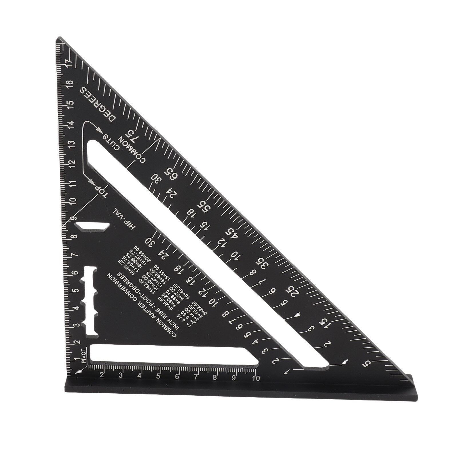 Треугольная линейка, 7-дюймовый столярный угольник, алюминиевый, 90 градусов и 45 градусов, портативный измерительный инструмент для деревообработки и самостоятельного использования.
