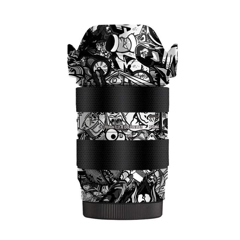 Защитная пленка для объектива L-Mount 28-70mm f/2.8 Sigma DG DN — Черно-белая карикатура