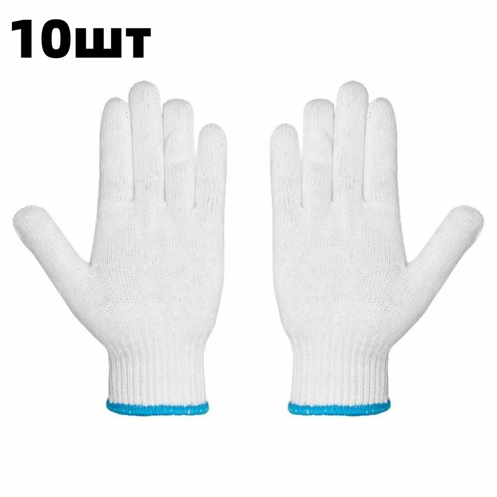 Перчатки для инструментов из толстого хлопка, износостойкие