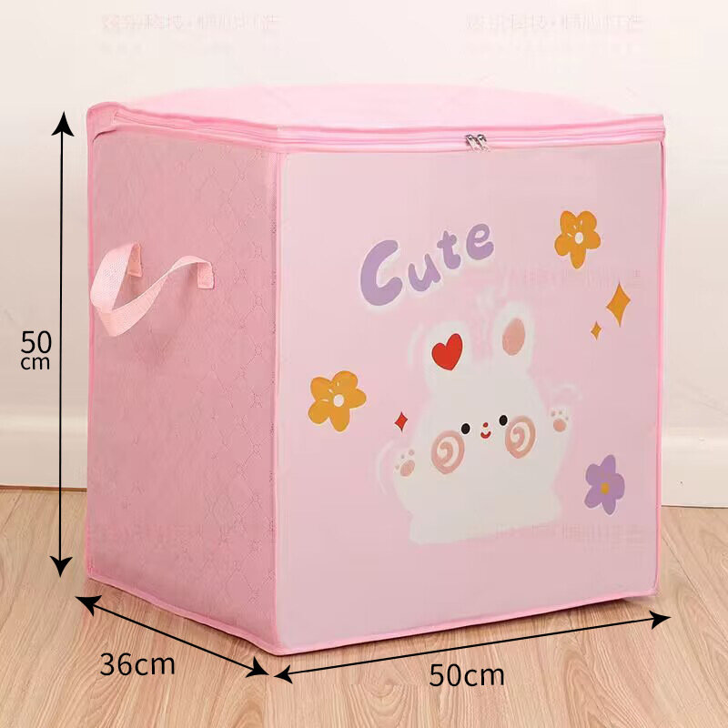 Новая сумка для хранения из нетканого материала 2026 года для организации одежды, постельного белья, перевозки багажа, влагозащитная сумка для хранения и организации вещей.