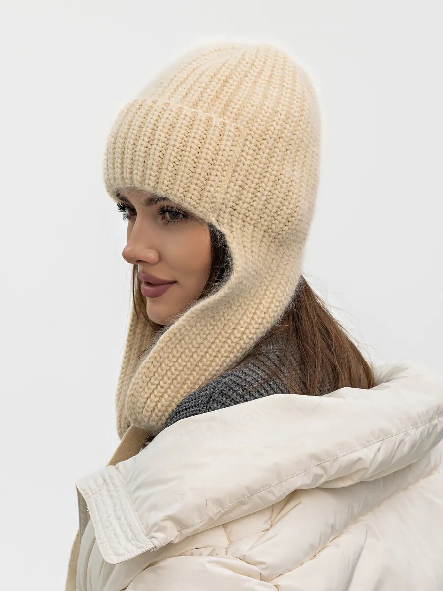 Шапка-ушанка тренд осень зима 2025-2026 для женщин