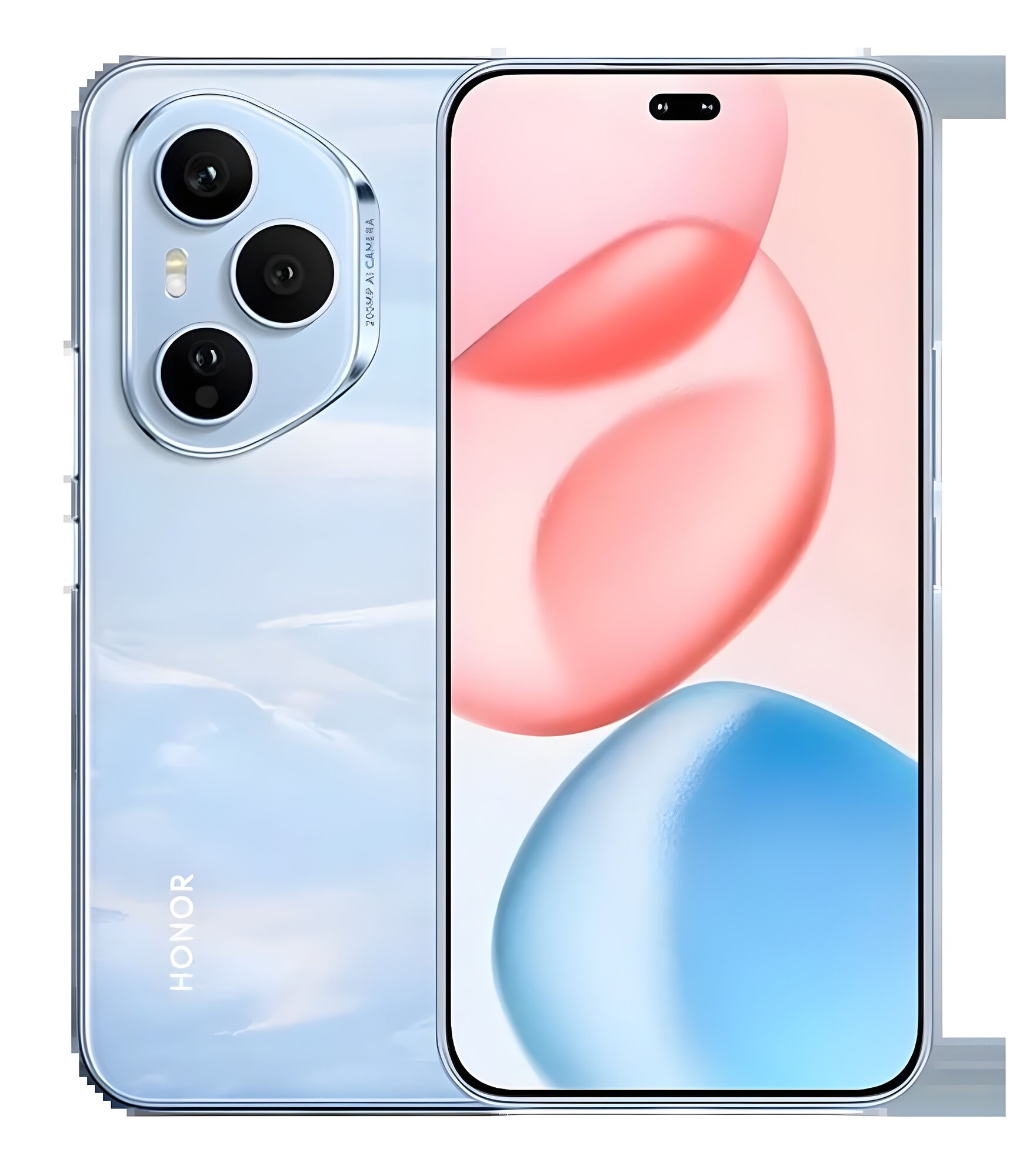 Смартфон HONOR 400 Pro 12/512 ГБ синий, 6.7" AMOLED 120 Гц, Snapdragon 8 Gen 3, камера 200 Мп, 5G, защита IP68, зарядка 100 Вт