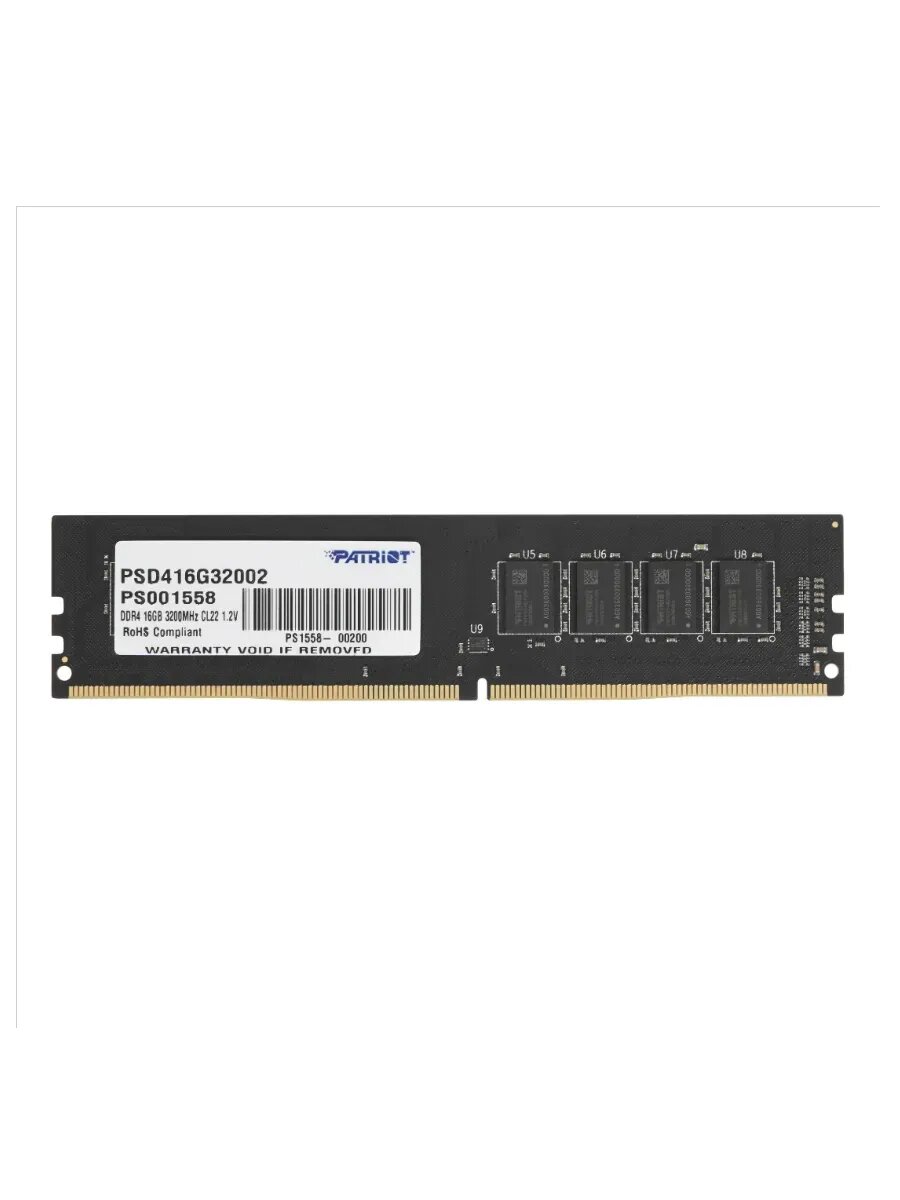 Оперативная память Signature Line PSD416G32002 DDR4 - 1x 16ГБ 3200МГц