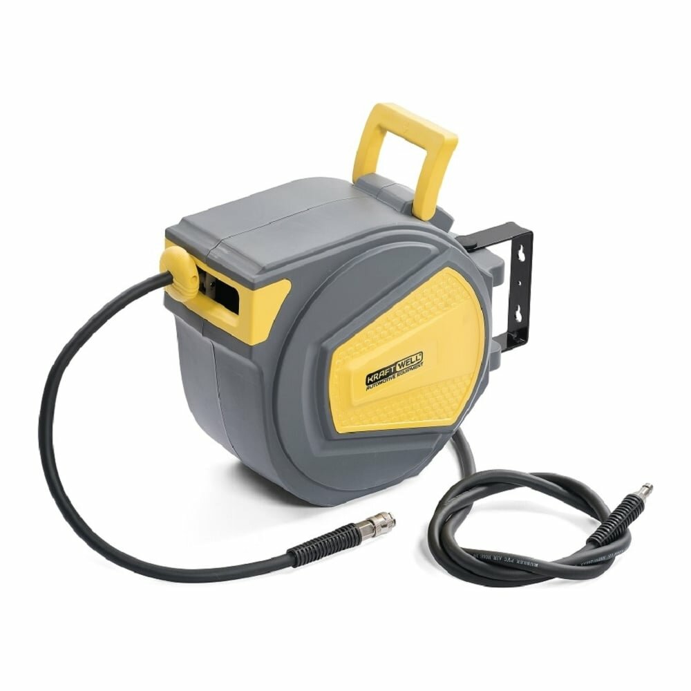 Катушка со шлангом 20 м, 9.5х14.5 мм, 20 бар KraftWell KRW1731. C7